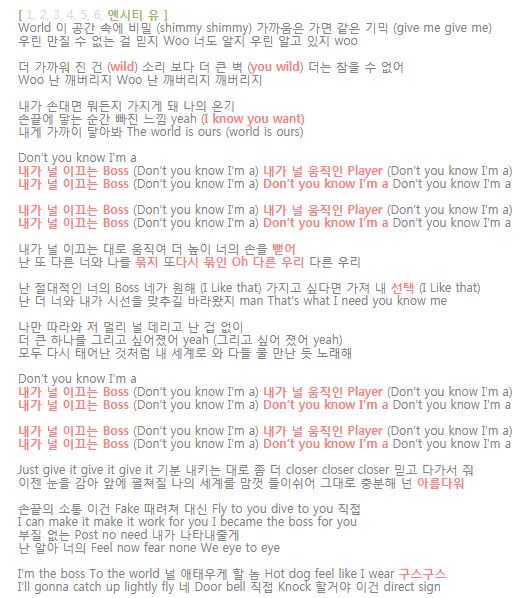[FANCHANT] NCT U – ‘BOSS’ – NCTzen BASIC